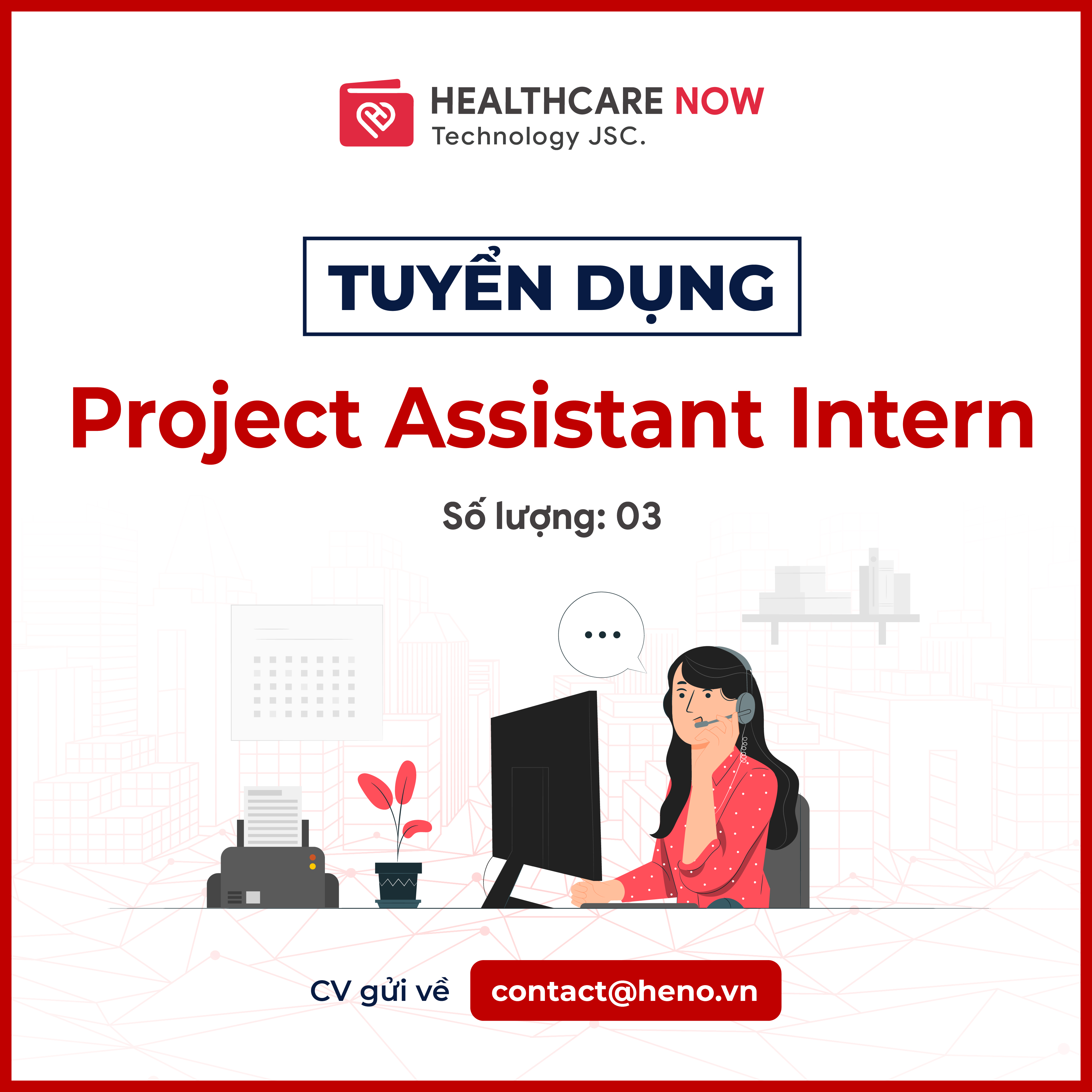 Tuyển dụng Project Assistant Intern